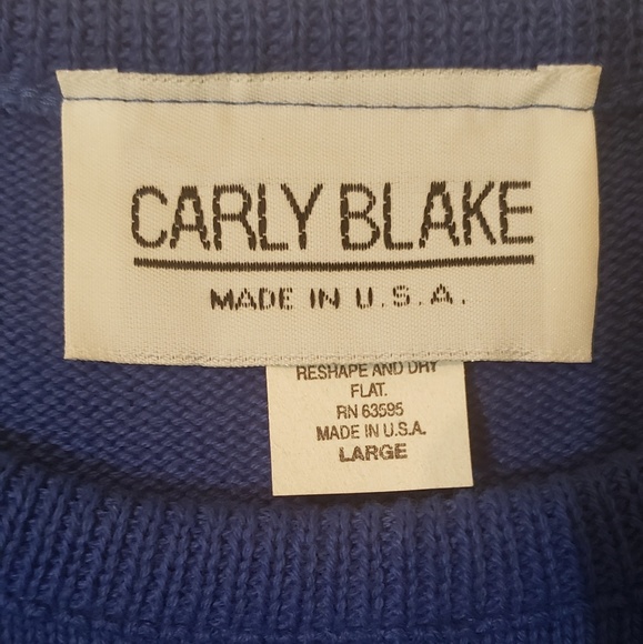 Carly Blake | Sweaters | Nwt Royal Blue Knit Top 092 | Poshmark